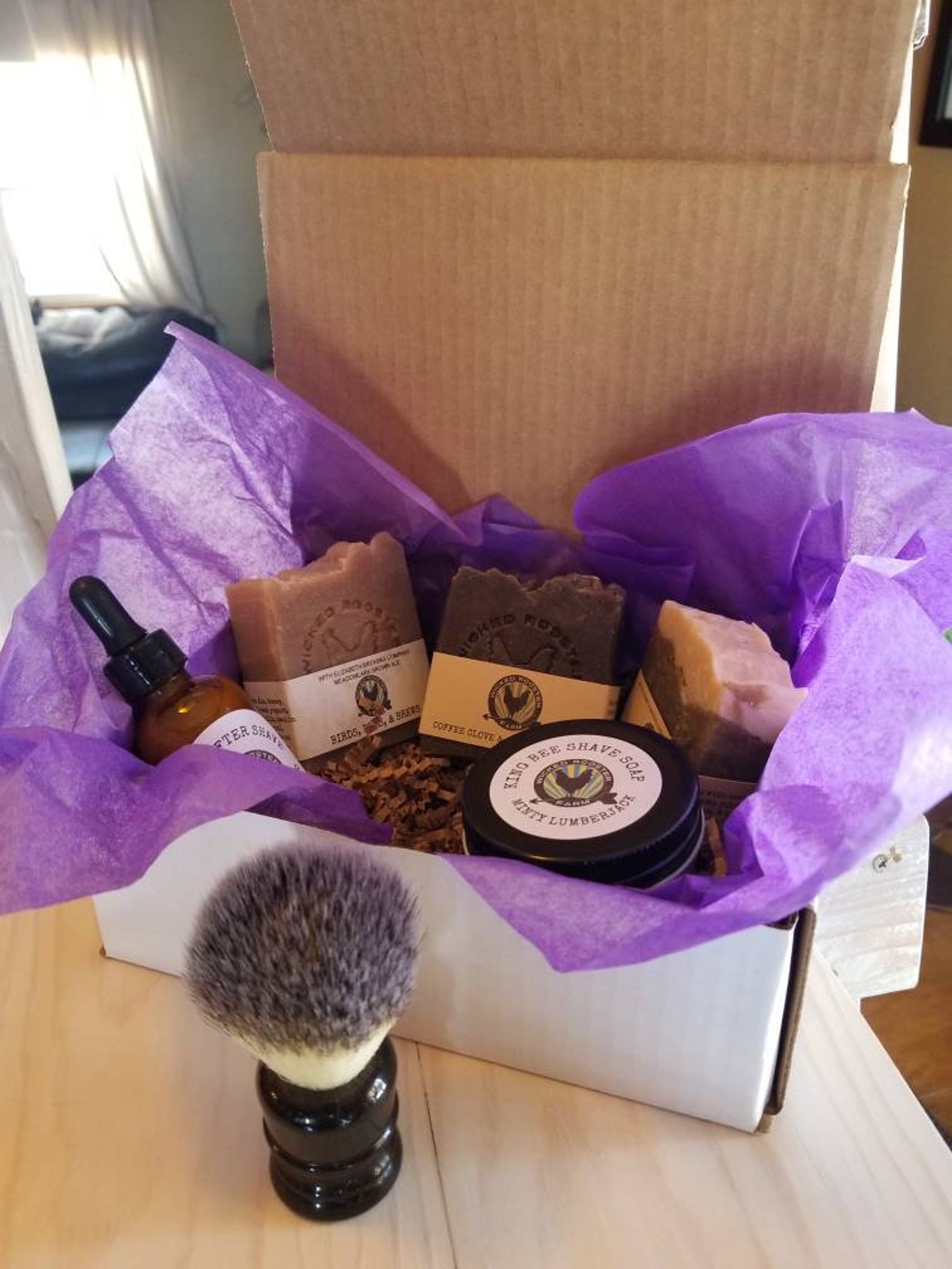 Manly Man Gift Box Men's gift Men's Shaving Gift | Etsy
