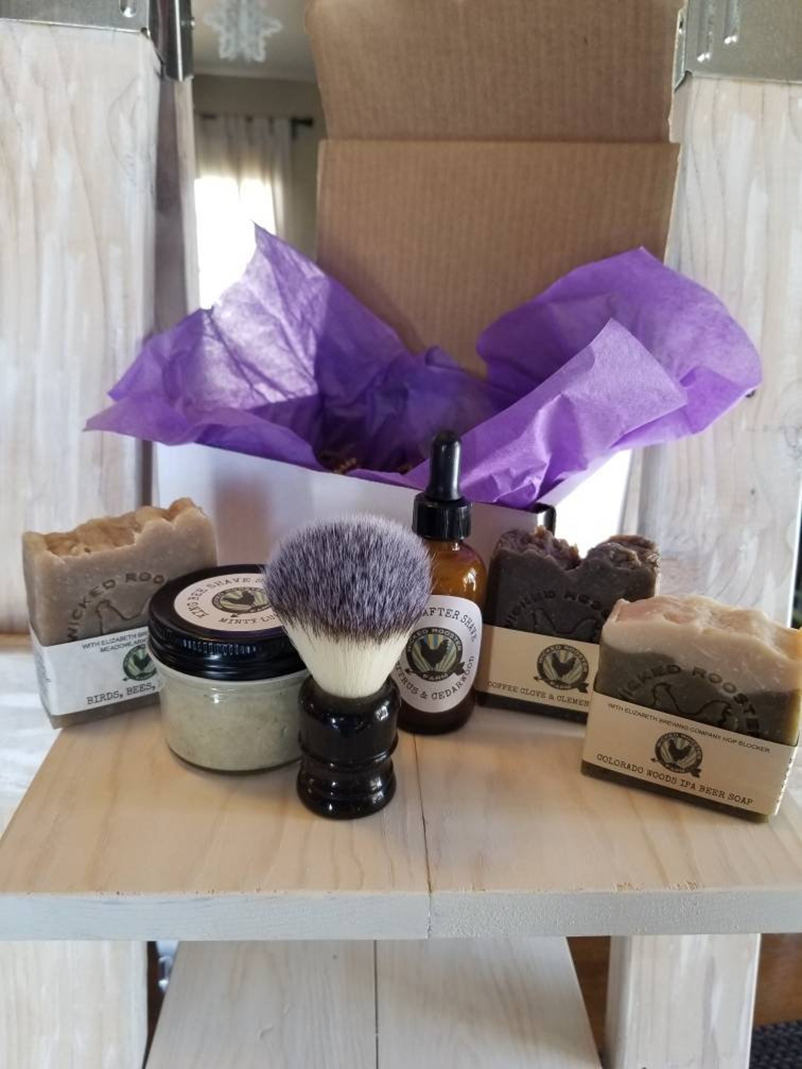 Manly Man Gift Box Men's gift Men's Shaving Gift | Etsy