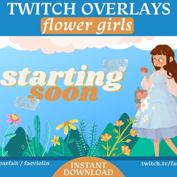 Fairy Twitch Overlay Package - Etsy