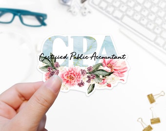 CPA Sticker Certified Public Accountant Sticker Accountant - Etsy