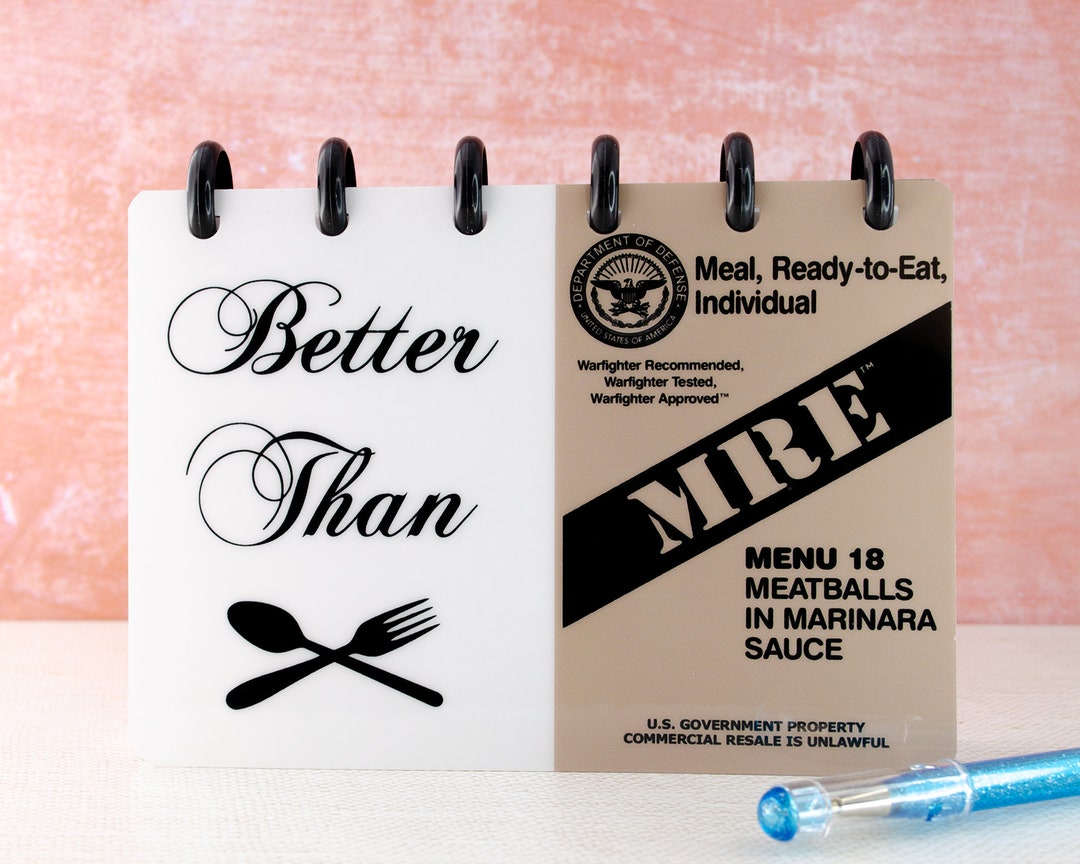 Index Card Notebook, 50 Pages, Disk Binder Organizer, Military Better ...