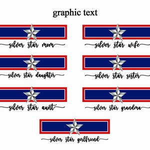 Silver Star Family T-shirt for Women Military T Shirt Short - Etsy