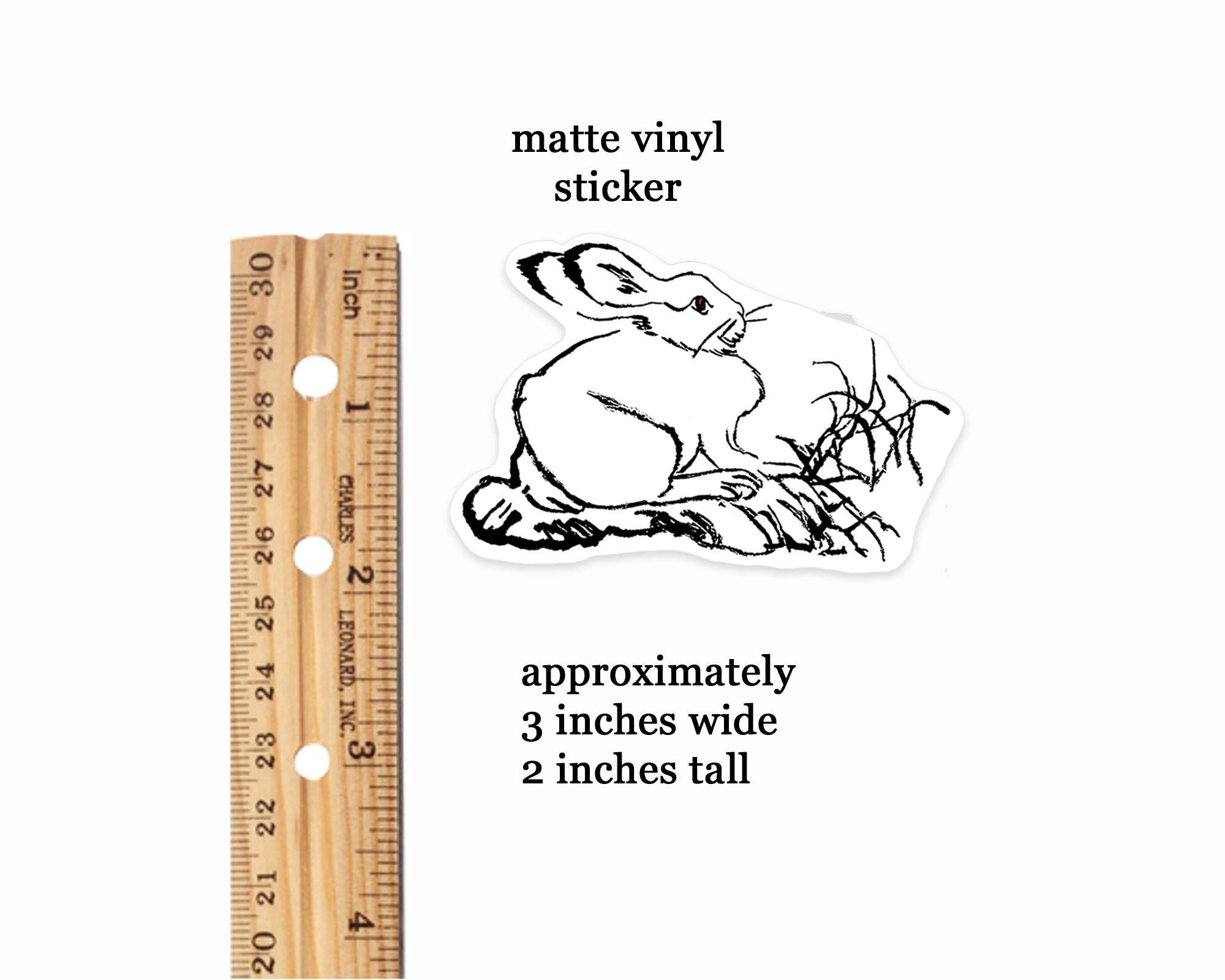 The Untamed Bunny Sticker, Wei Wuxian Rabbit on Mo Dao Zu Shi MDZS ...