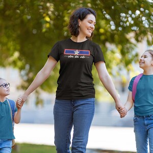 Silver Star Family T-shirt for Women Military T Shirt Short - Etsy