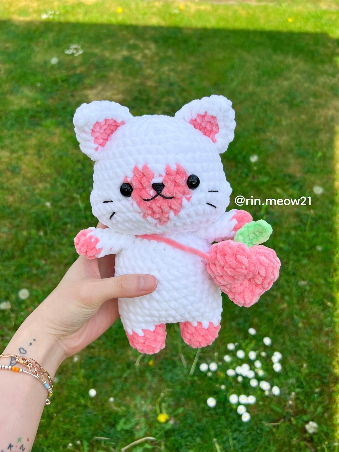 2in1 Crochet Pattern - Peachy Heart Cat and Sailor Cat - Etsy