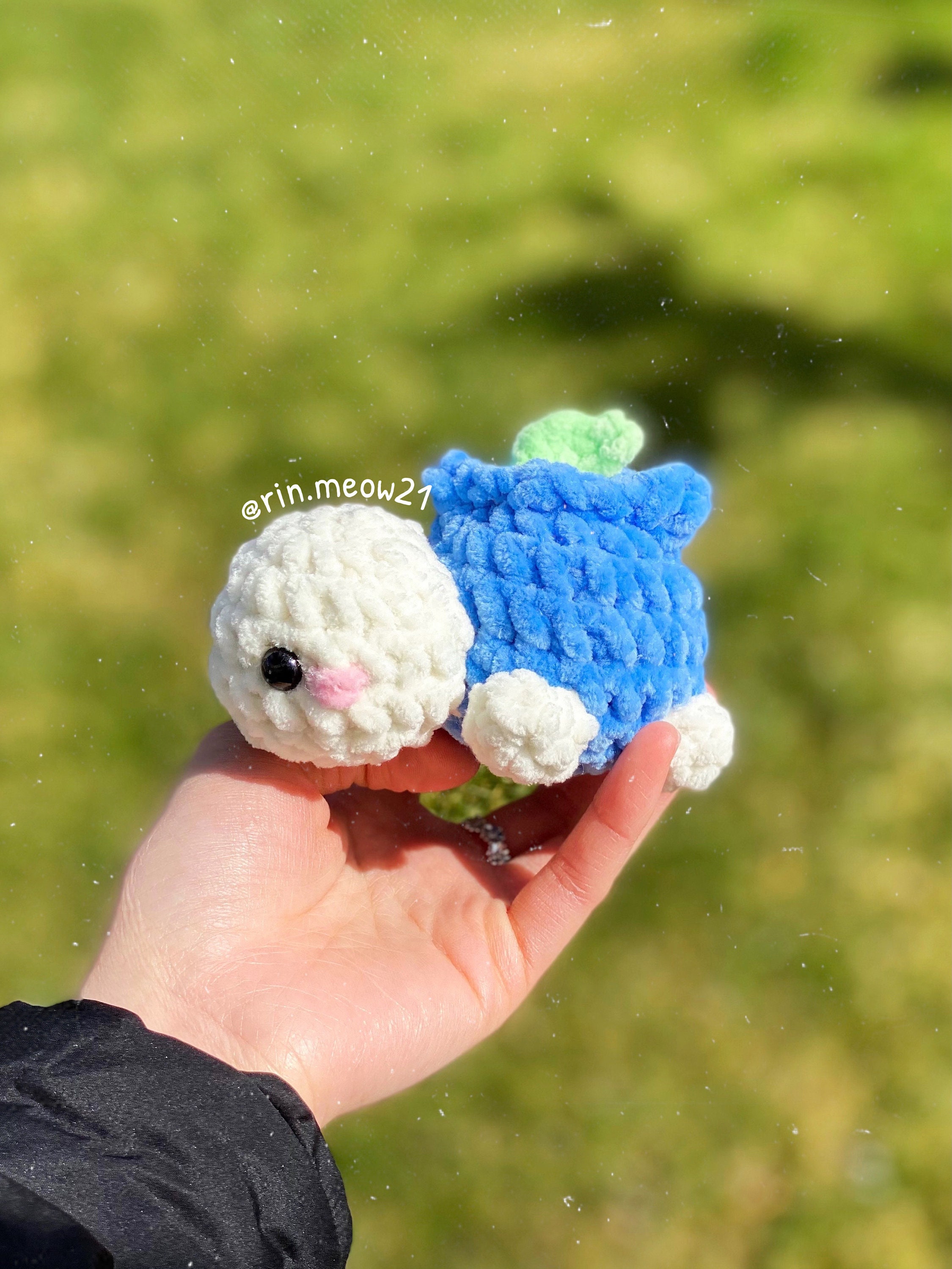 3in1 Crochet Pattern - Vitamin Fruit Turtle, Cute, Tiny Turtle, Plushie ...