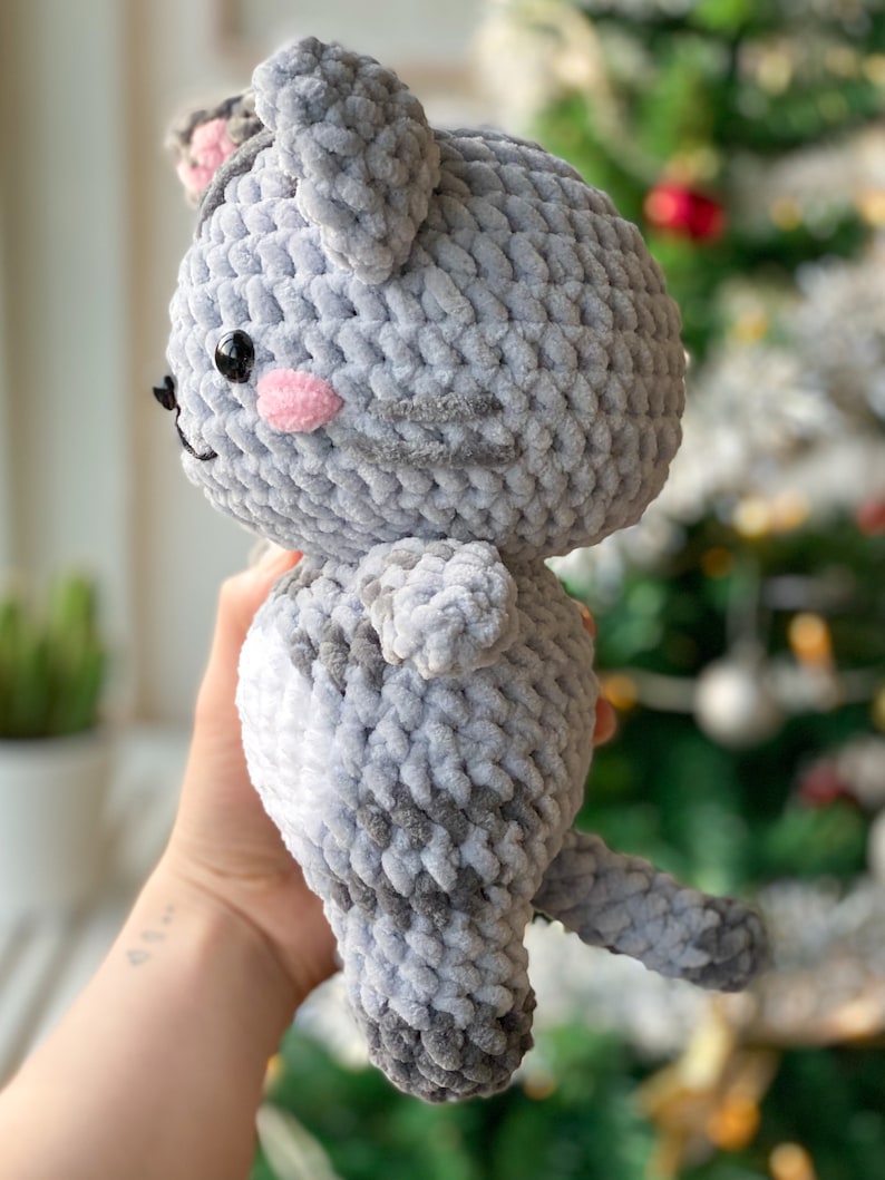 Crochet Pattern Sam the MEOW Cat Kitty Miao Handmade | Etsy