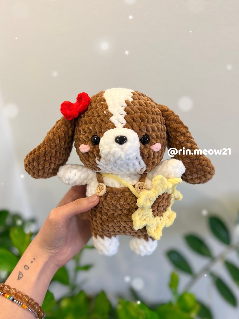 Crochet Pattern Sulli the Cavalier King Charles Spaniel Dog, Cute Dog ...