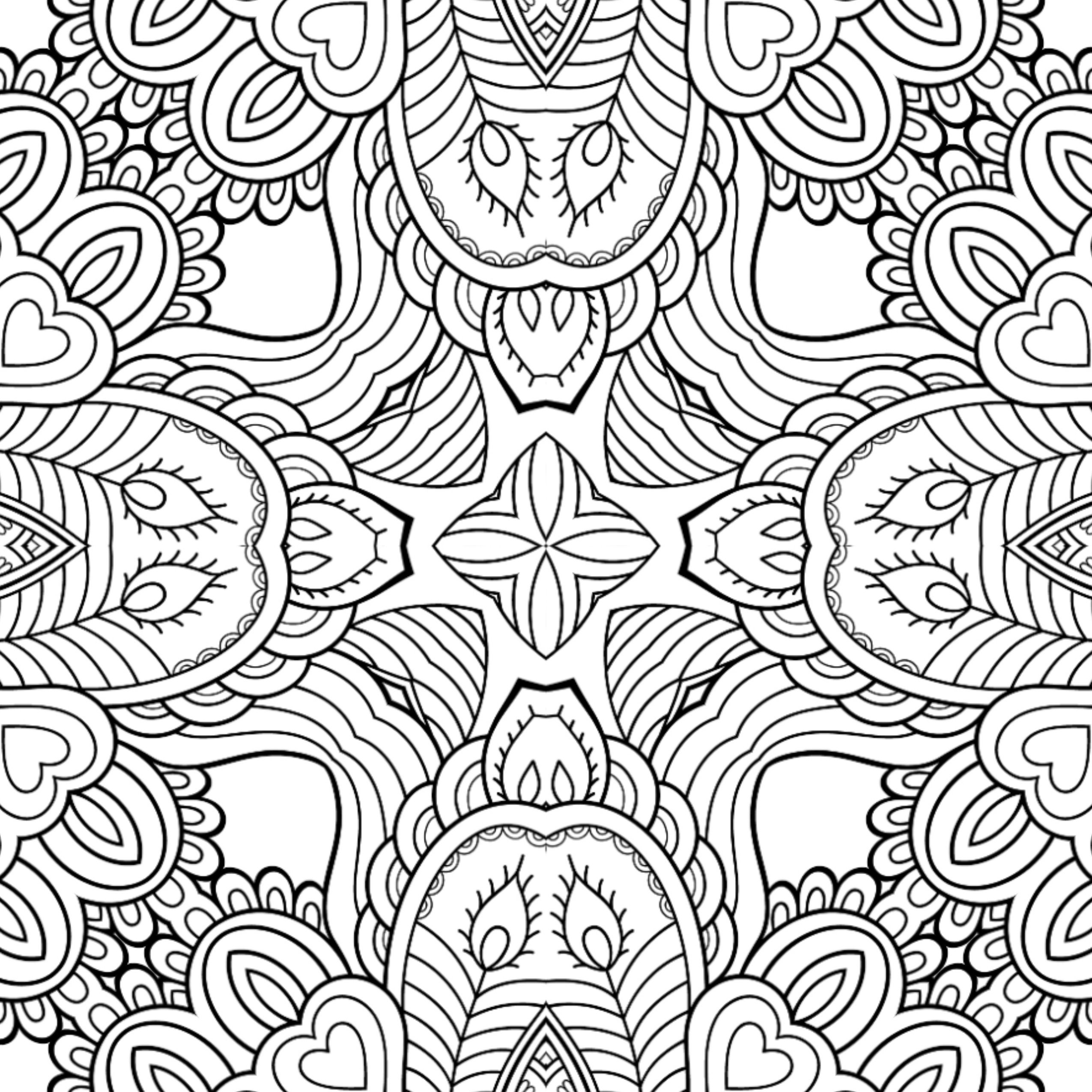 20 Mandala Coloring Pages - Etsy