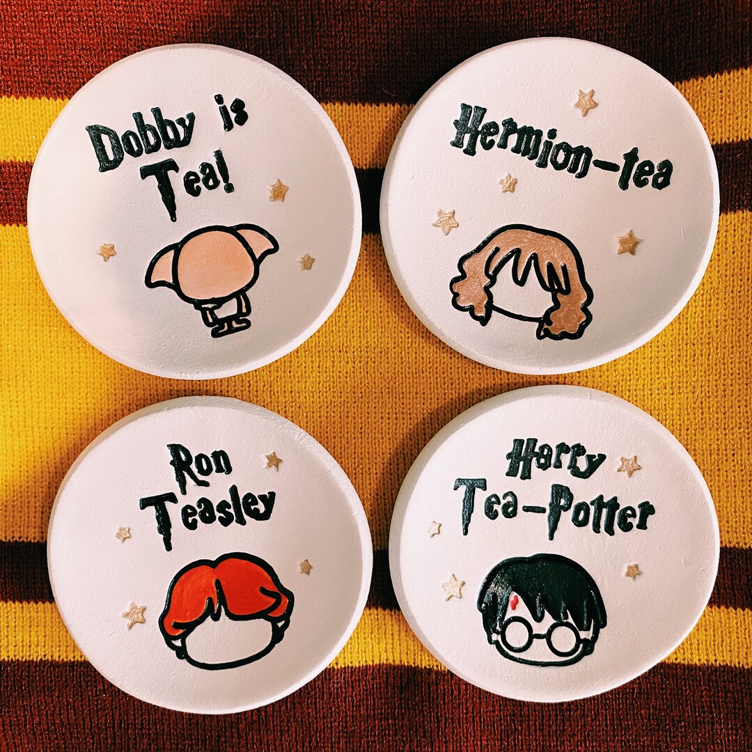 Handmade Clay Wizards & Witches Inspired Tea Bag Holders - Etsy