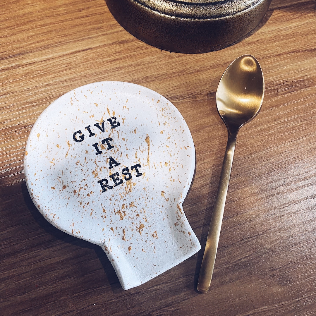 Handmade Clay Funny Novelty Spoon Holder - Etsy UK