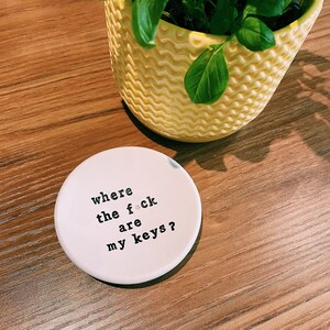 Handmade Funny Rude Novelty Key Holder Gift Dish Trinket Tray - Etsy UK