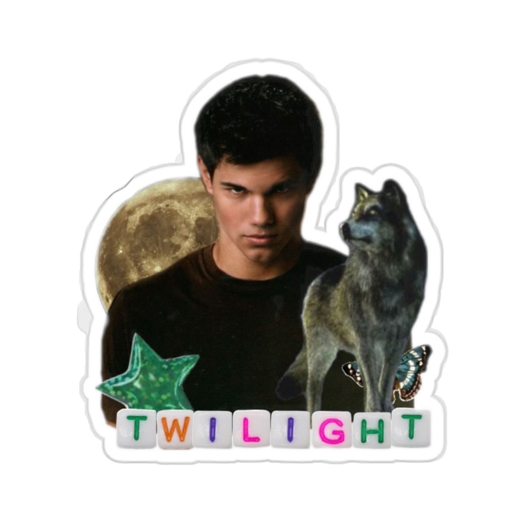 Jacob Black Sticker, Twilight Fan Art, Taylor Lautner, Vampire Werewolf ...