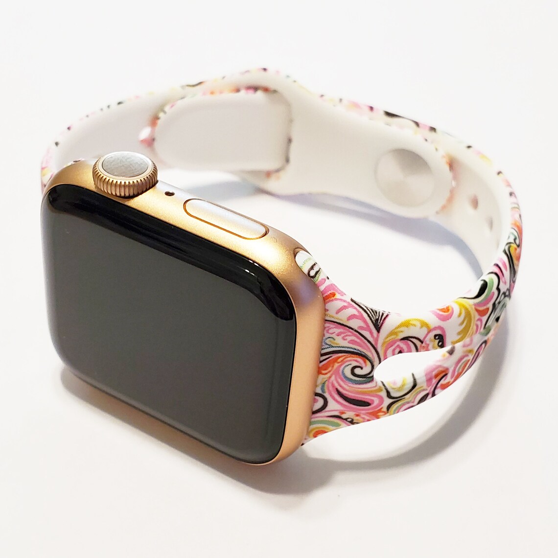Multicolor Design Wristband Narrow Watch Bands for Apple Watch 11, 10 ...