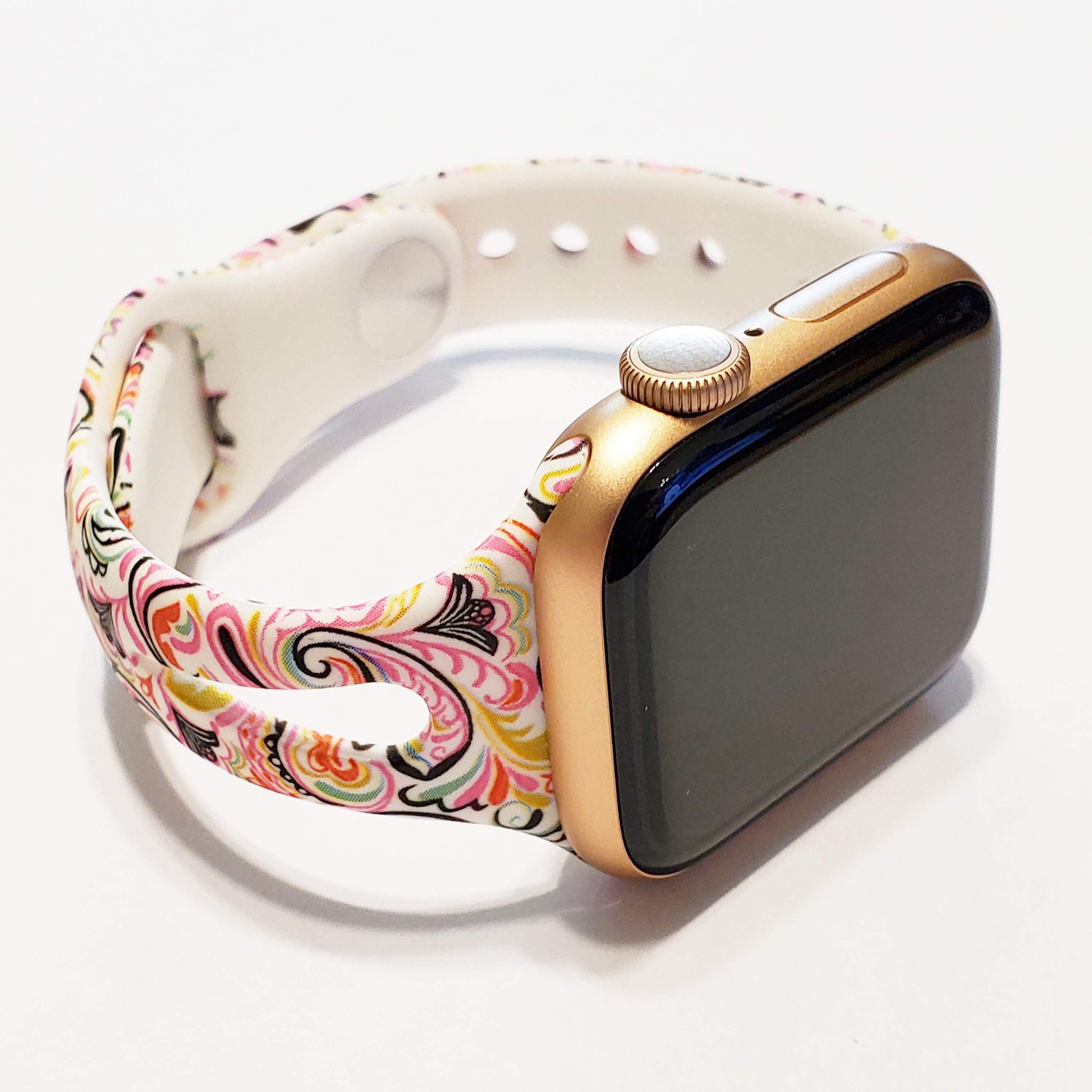 Multicolor Design Wristband Narrow Watch Bands for Apple Watch - Etsy