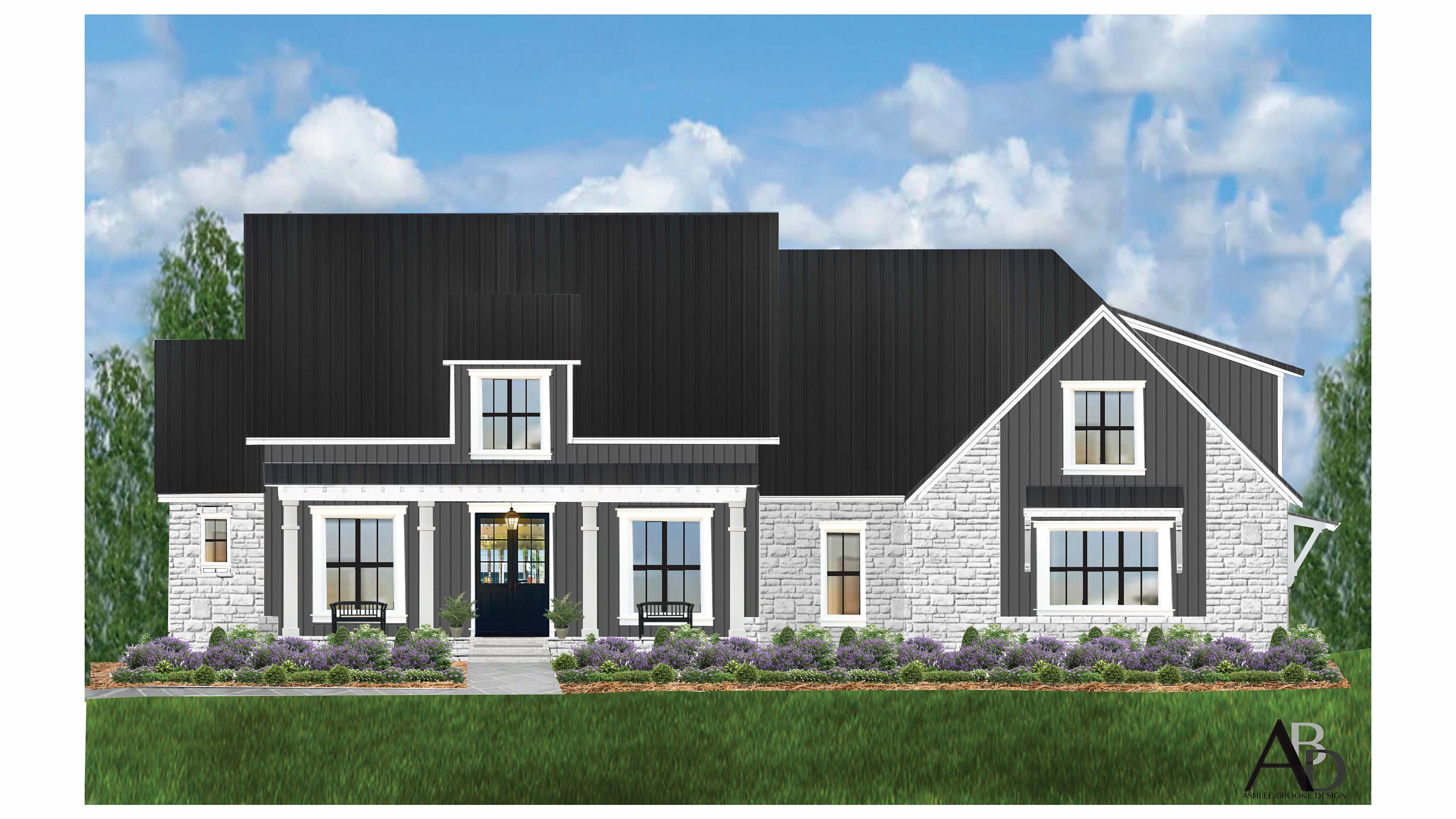 Complete EXTERIOR Blueprint to Visual Rendering House - Etsy