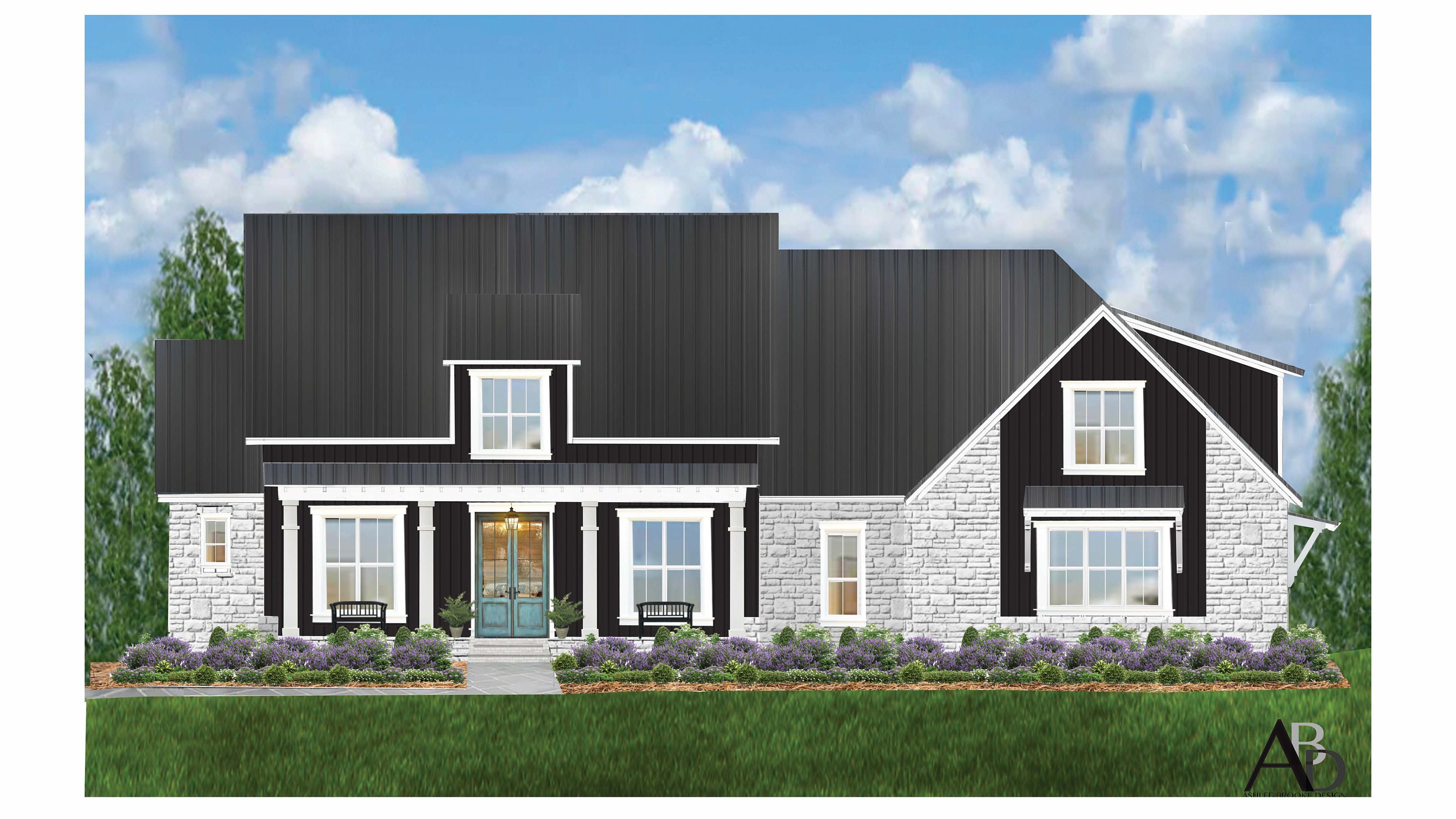 Complete EXTERIOR Blueprint to Visual Rendering House - Etsy