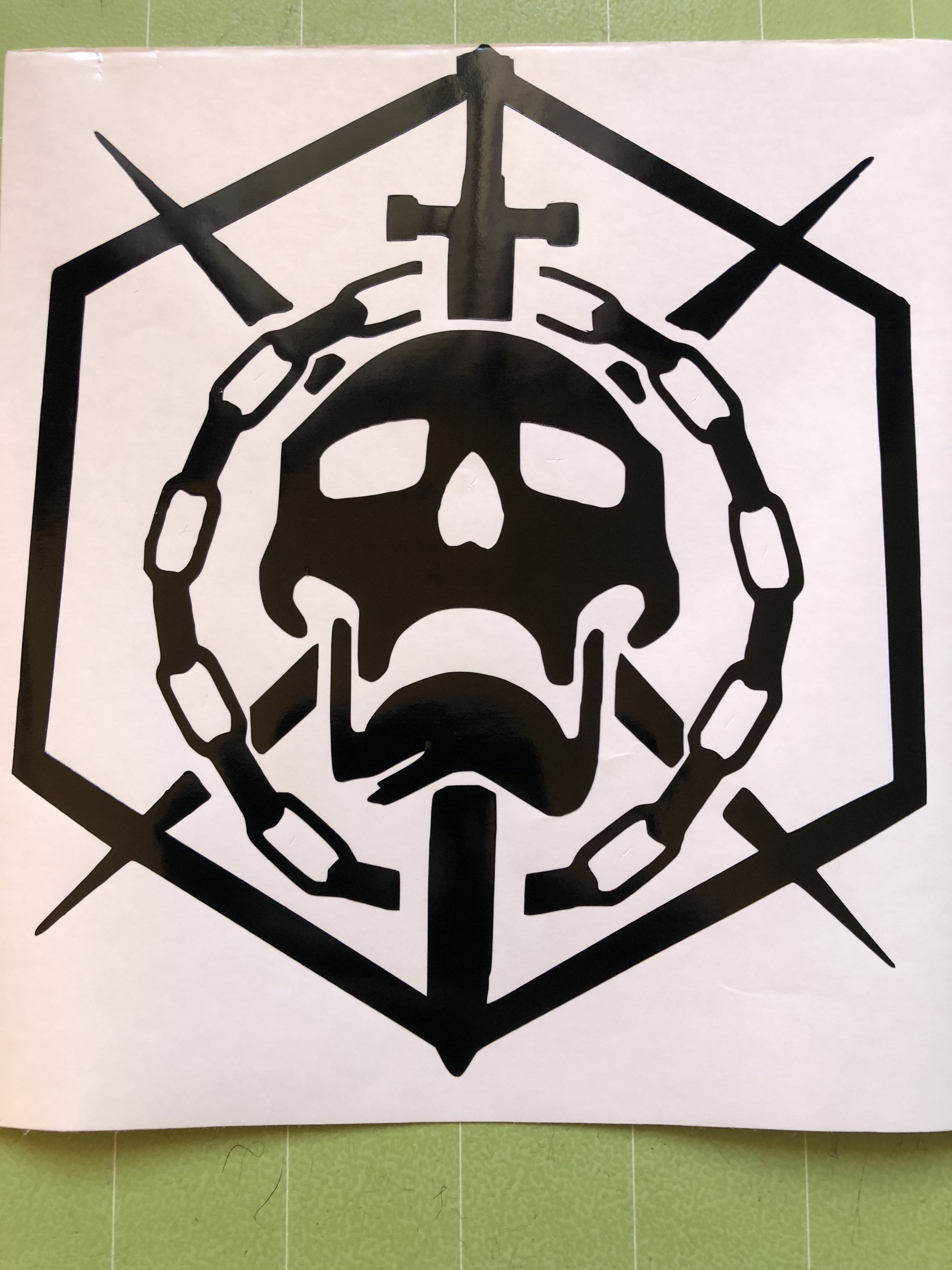 Raid Symbol Vinyl Decal Sticker | Etsy