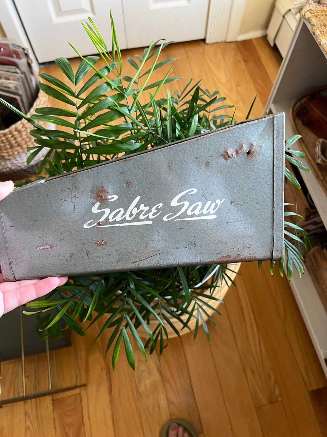 Vintage Sabre Saw Holder Tin Contaner Drawer - Etsy