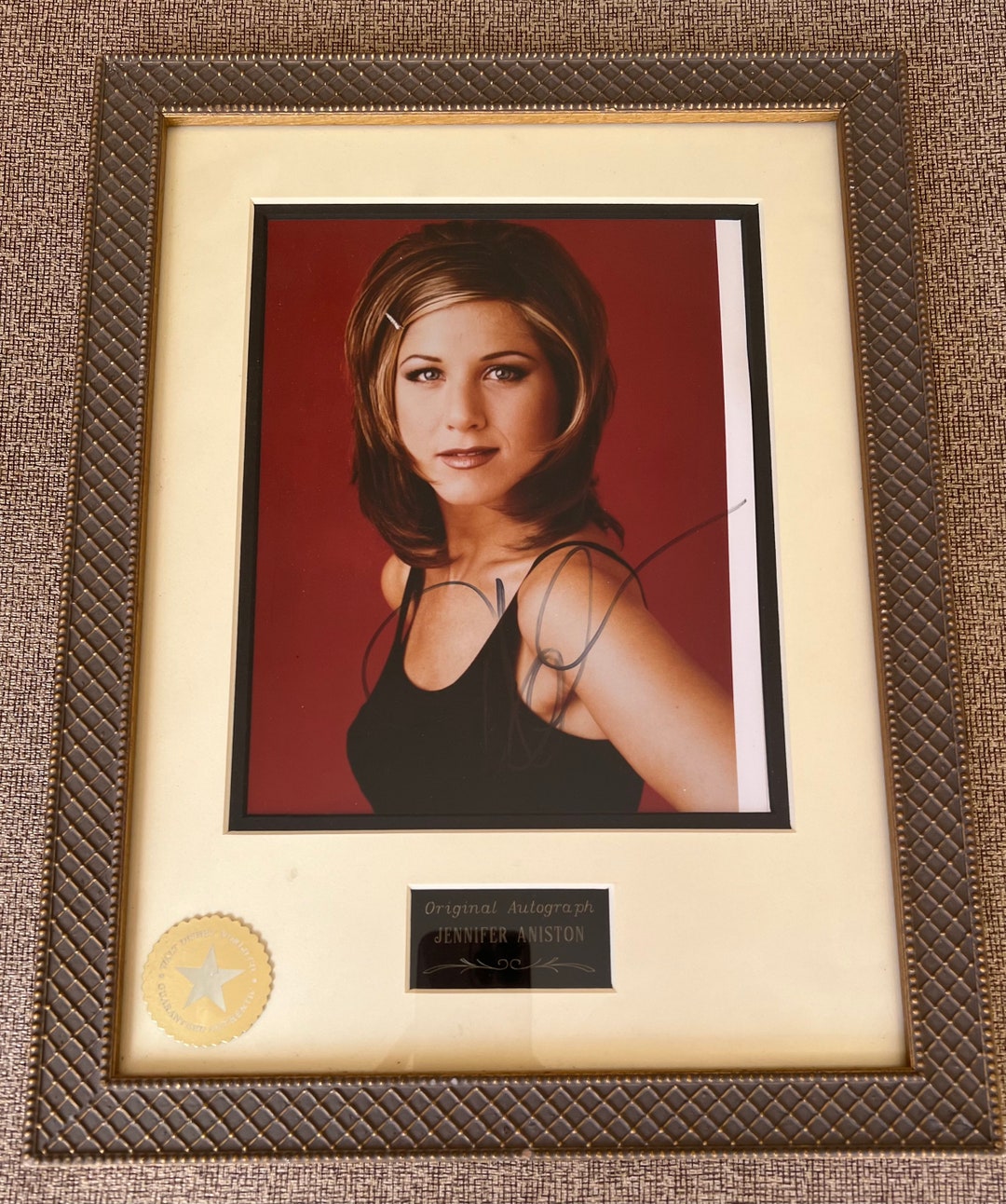Vintage 1990s Rachel Green Friends Tv Show Jennifer Anniston Framed ...