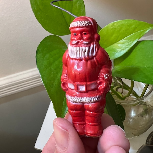 Plastic Santa - Etsy