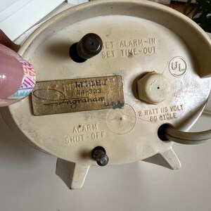 Vintage Ingraham Nightstand Alarm Clock Working - Etsy