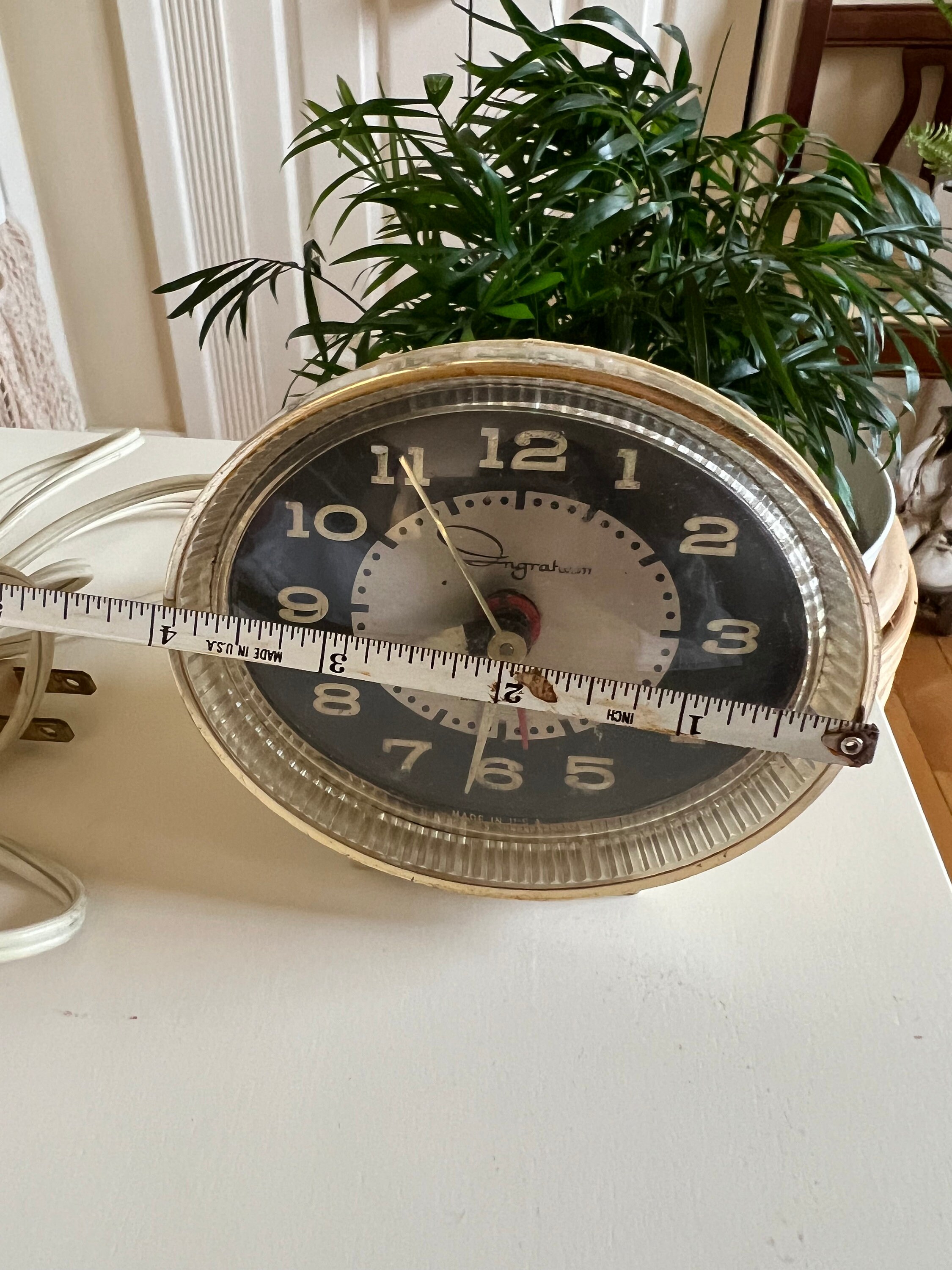 Vintage Ingraham Nightstand Alarm Clock Working - Etsy