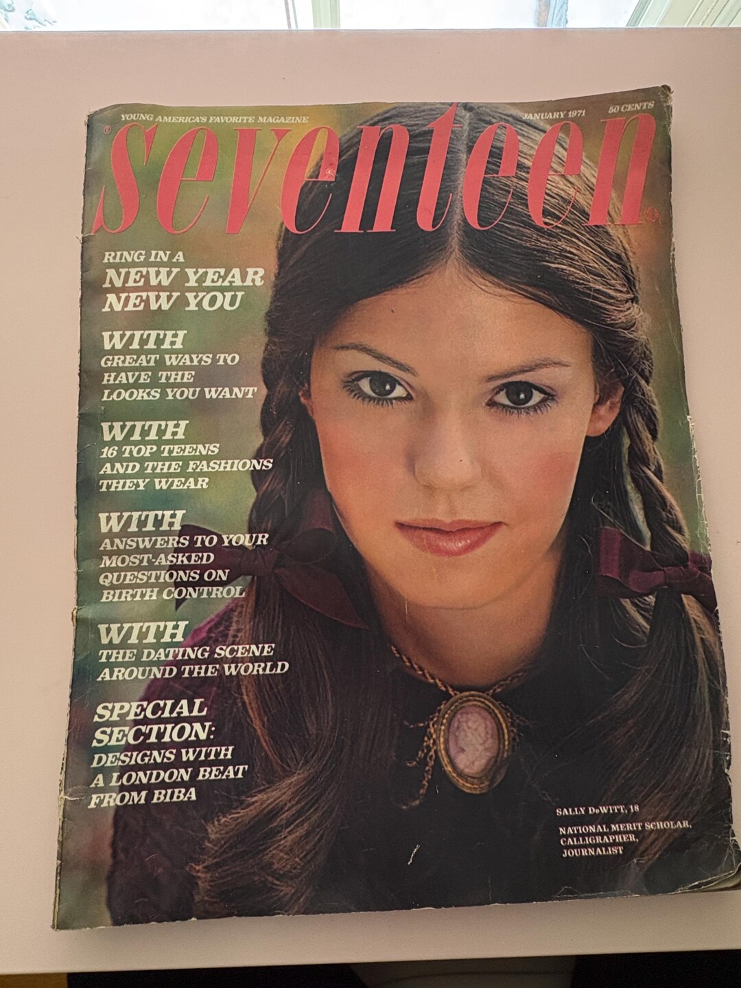 Vintage Seventeen Magazine January 1971 | New Year New You | Biba ...