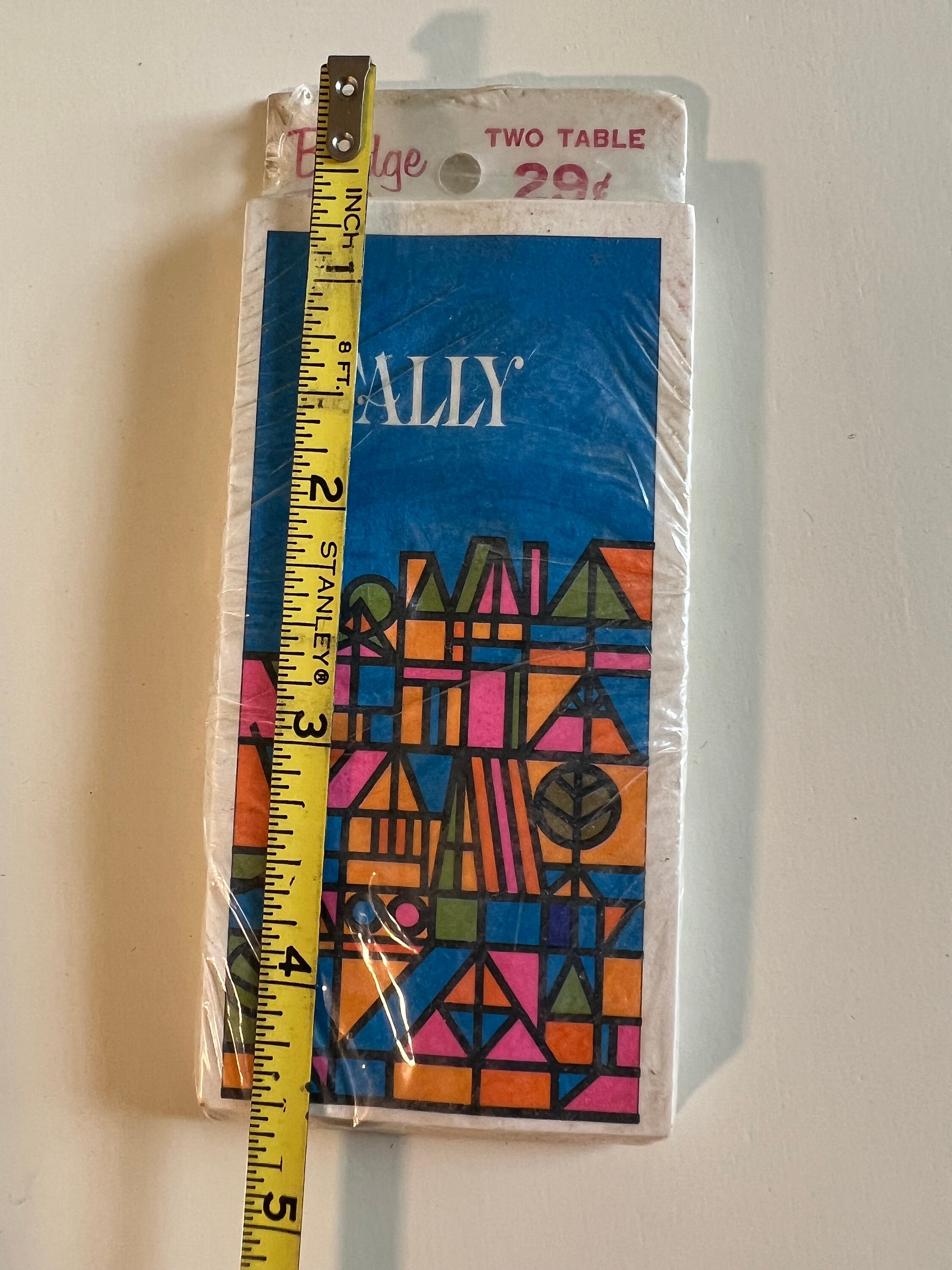 1960s Vintage Bridge Tally Cards NOS Color Block Mary Blair - Etsy