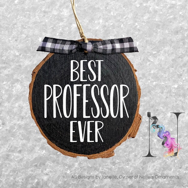 Christmas Ornaments Professor - Etsy