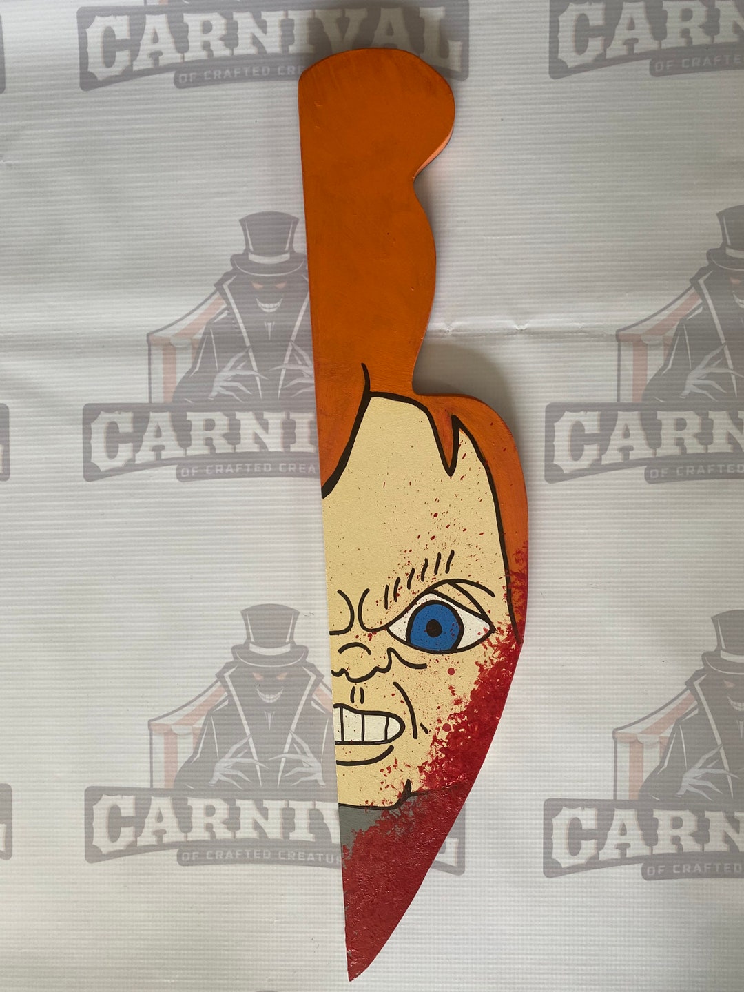 Chucky Knife Wall Decor Display by Carnival of Crafted Creatures - Etsy