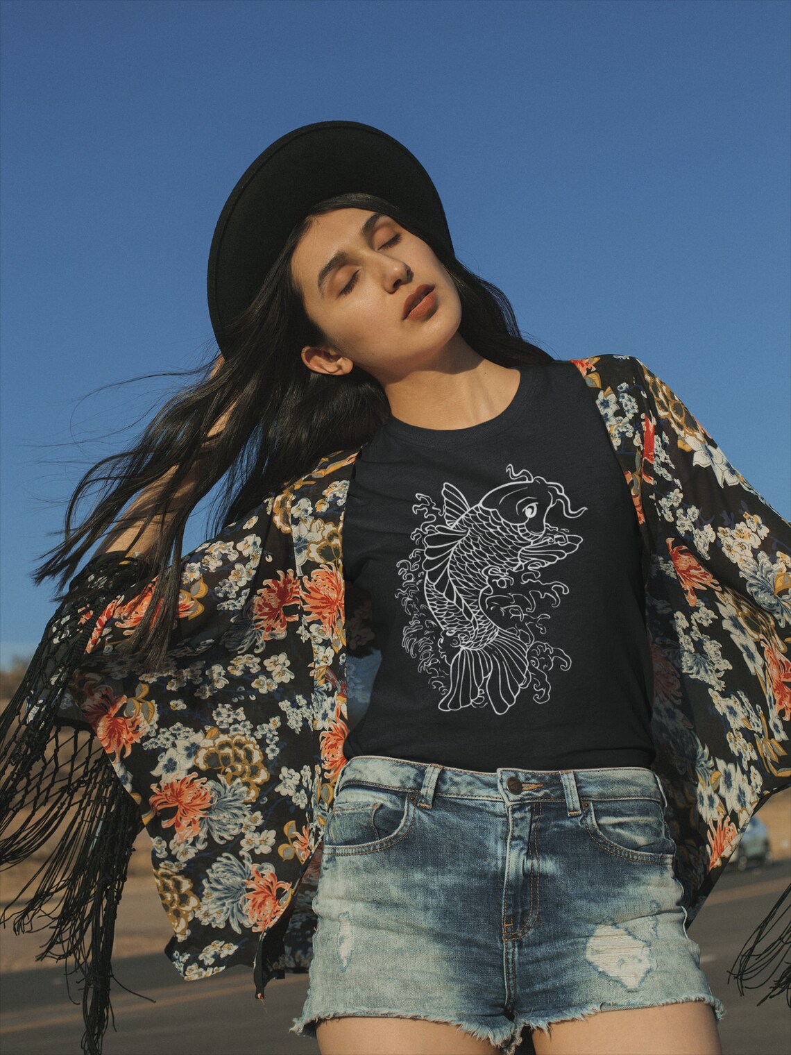 Koi Fish Shirt, Unisex Tee, Koi Carp Fish T Shirt, Fishing T-shirt, Zen ...