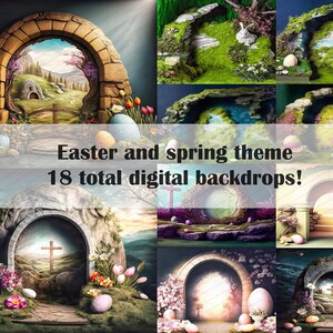 18 Easter and Spring Photo Backdrops, Easter Photography Backdrop, Easter Photo Backdrop, Easter ...
