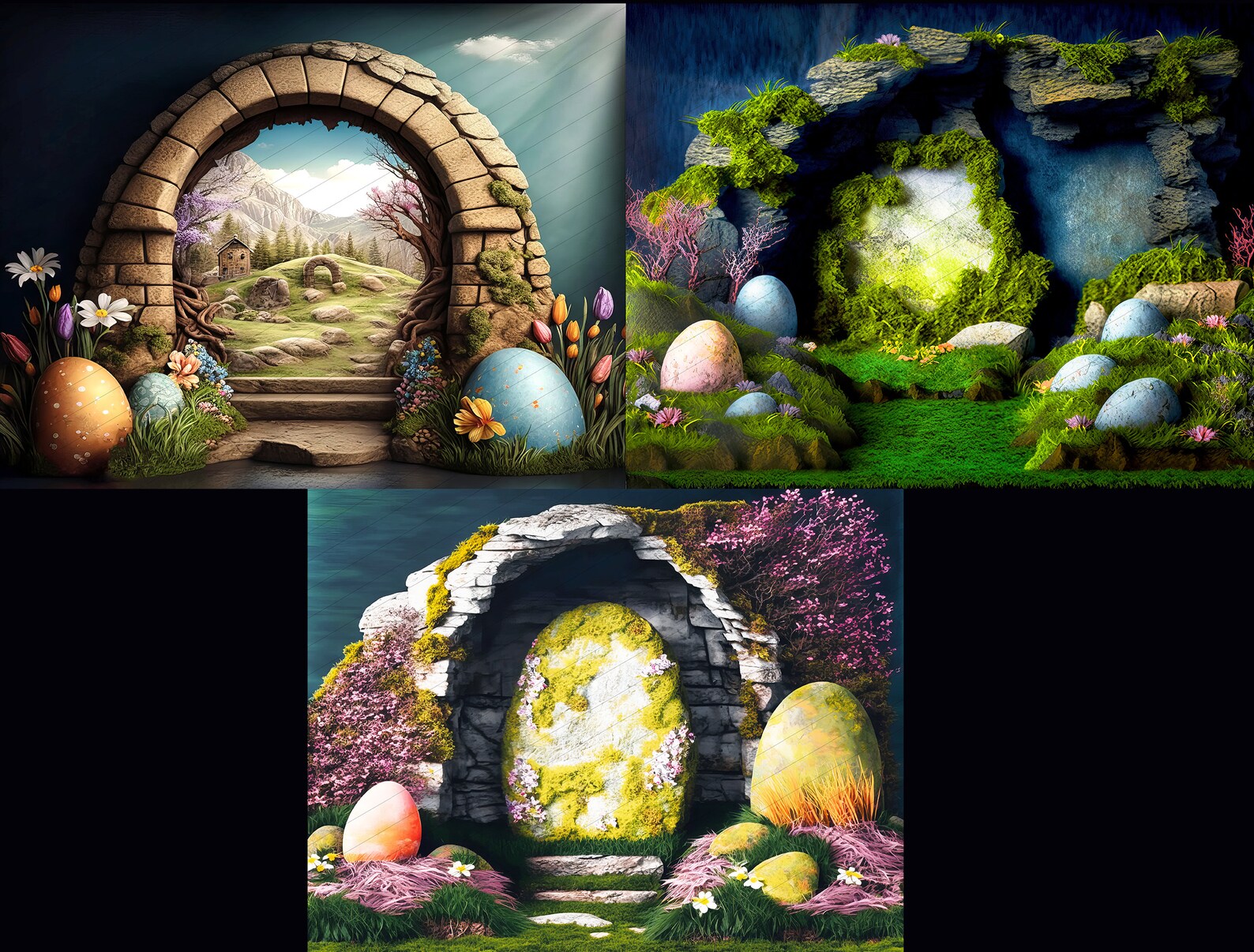 18 Easter and Spring Photo Backdrops, Easter Photography Backdrop ...