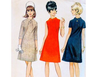 Funnel Neck Dress | Etsy