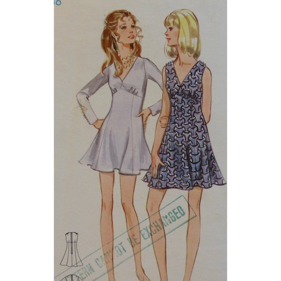 Fit & Flare Dress Mini Skirt Gored Flared Skirt Shaped - Etsy