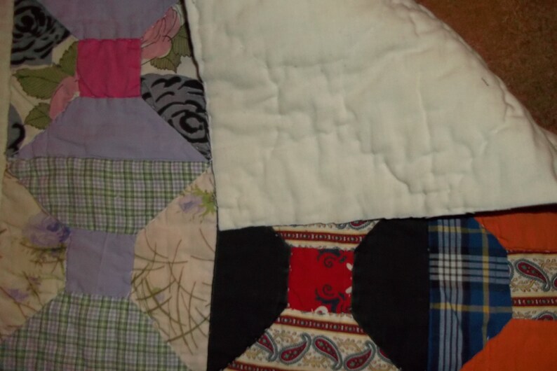 Vintage Cutter Quilt Piece - Etsy