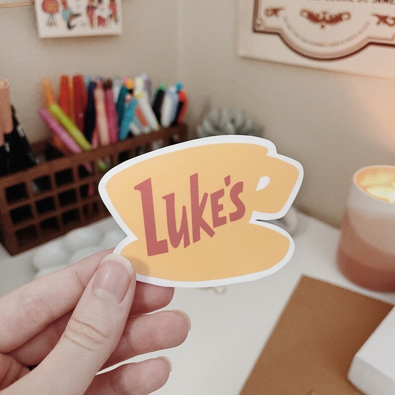 Lukes Diner Sticker Waterproof Sticker - Etsy