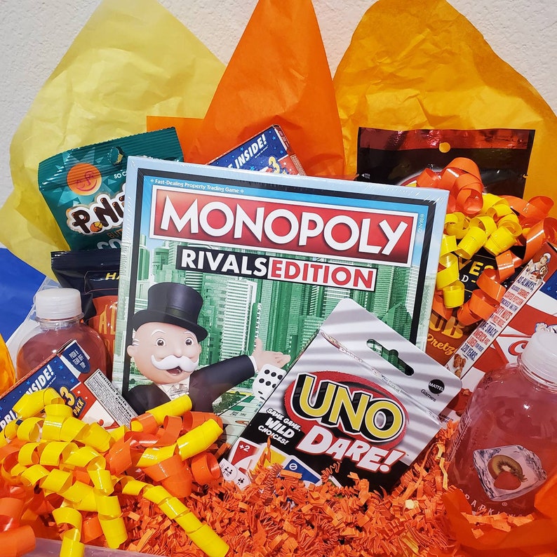 Game Night Basket | Family Time Basket | Family Activity Gift Set ...