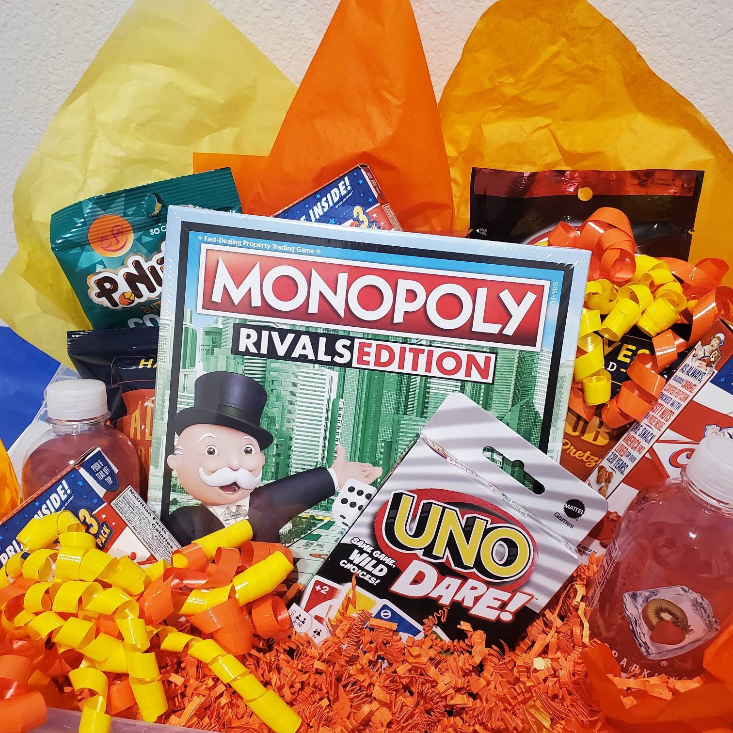 Game Night Basket Family Time Basket Family Activity Gift - Etsy