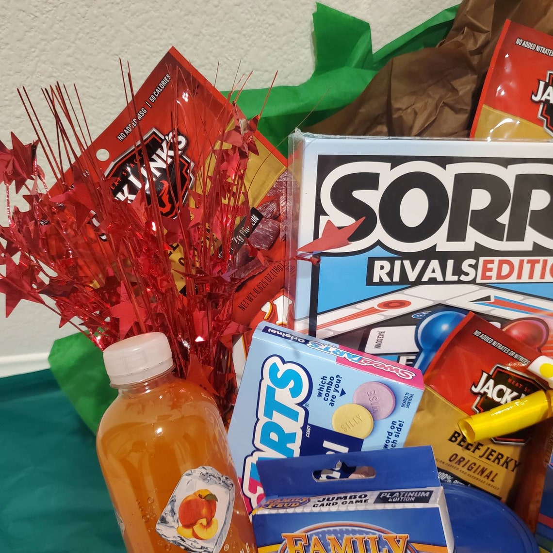 Game Night Basket | Family Time Basket | Family Activity Gift Set ...