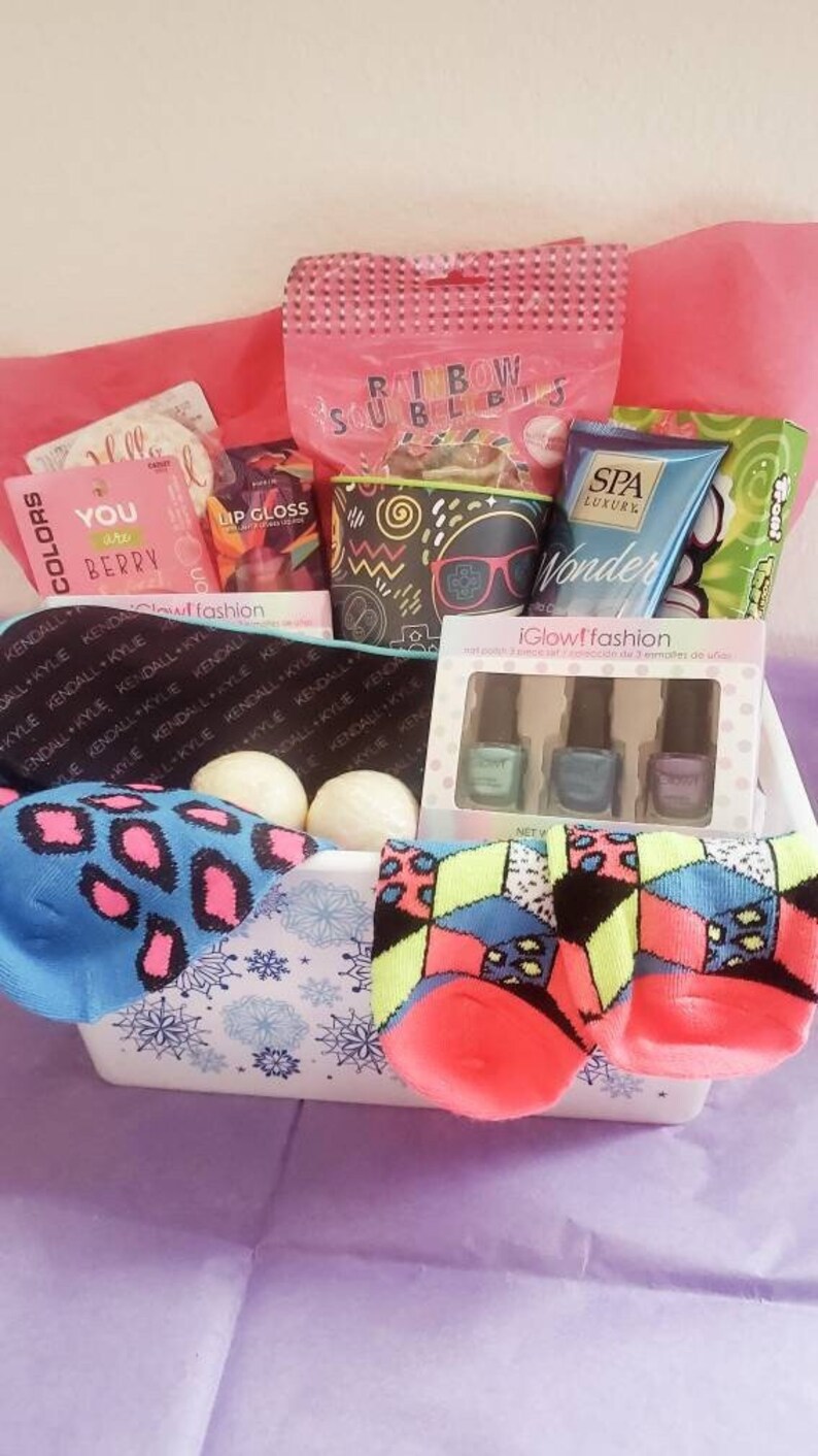 Teen Girl Makeup Basket Teen Girl Gift Basket Tween Gift Basket Teen ...