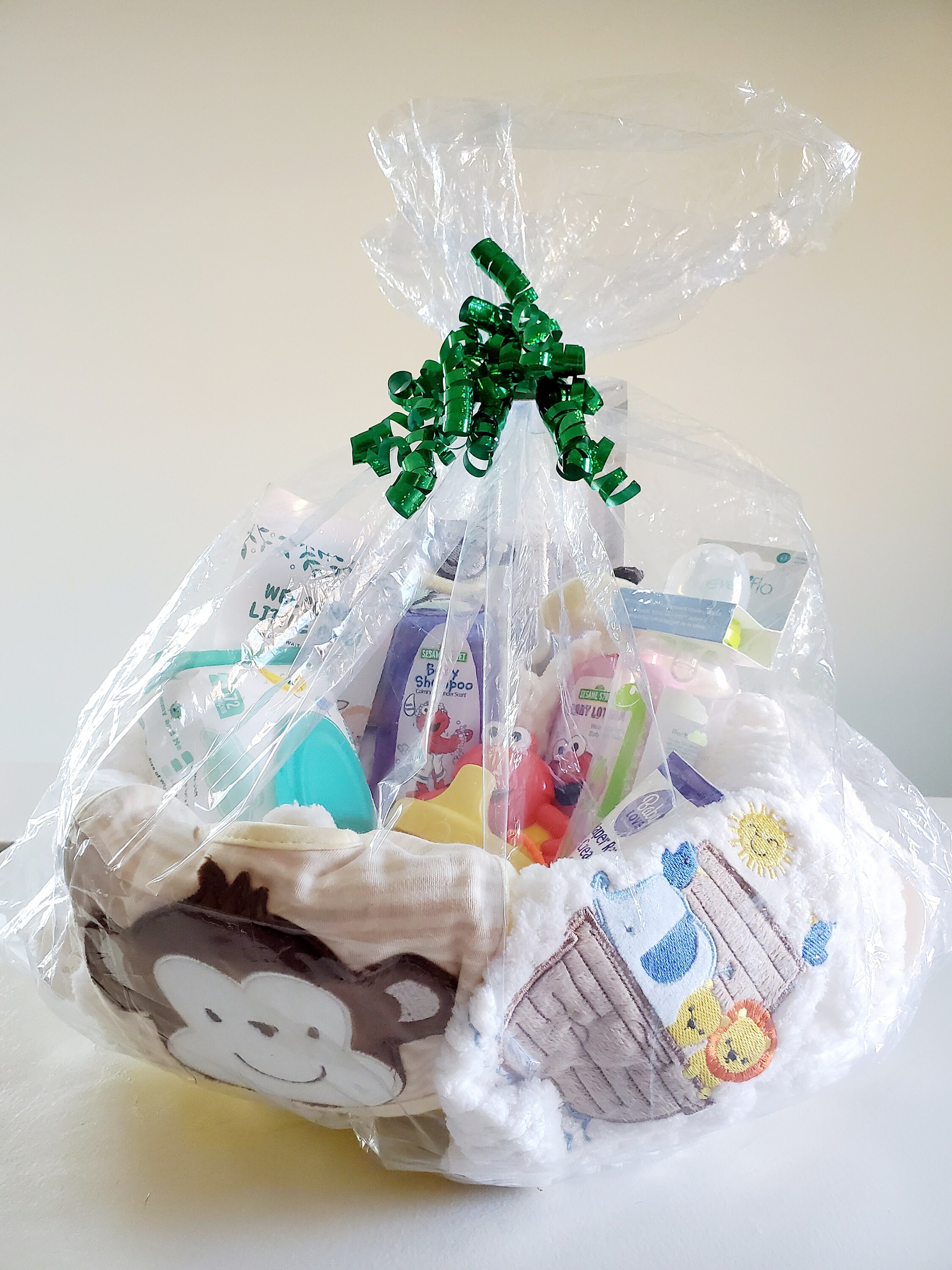 Baby Shower Gift Basket New Baby Gift Basket Welcome Baby Gift Basket ...
