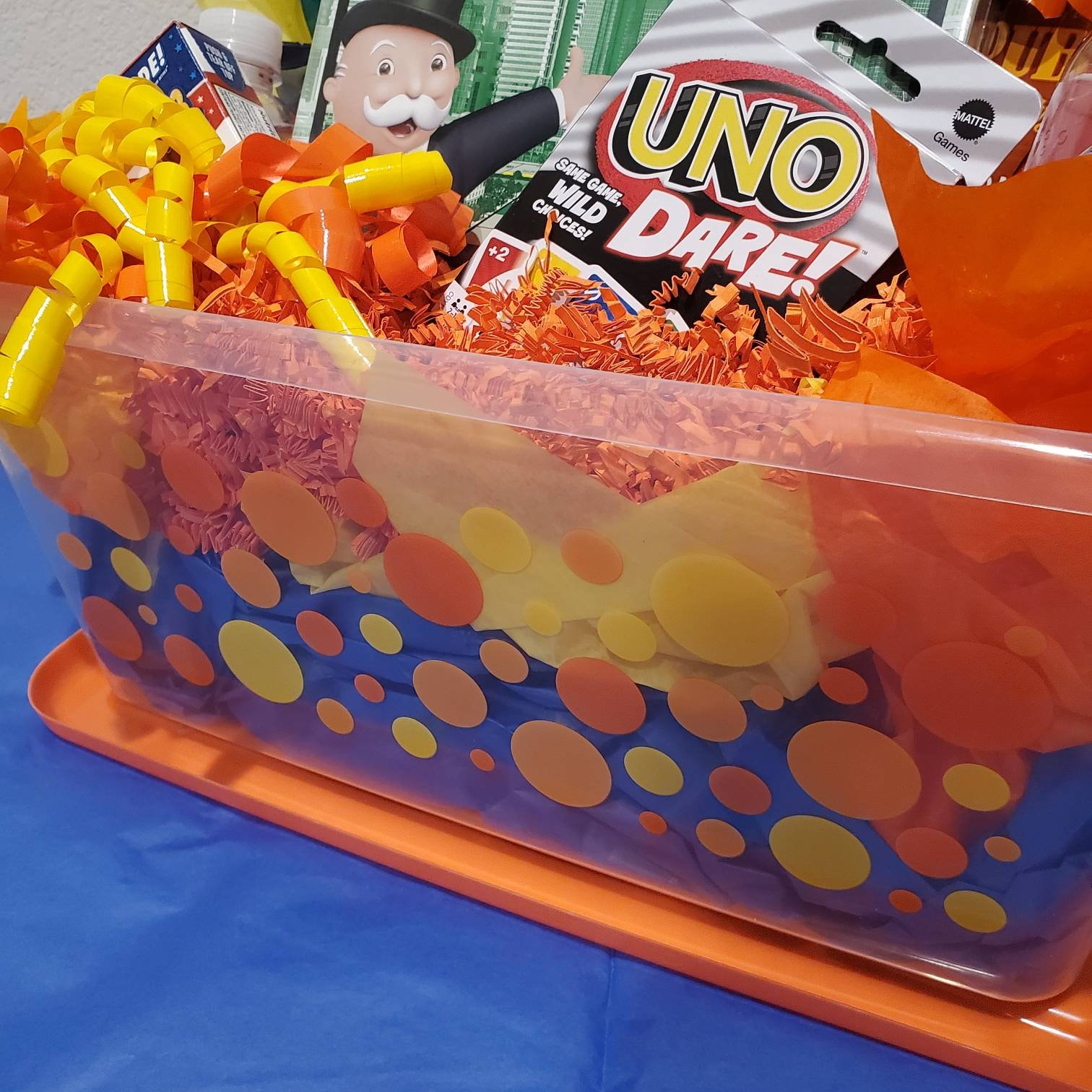 Game Night Basket Family Time Basket Family Activity Gift Set Board ...