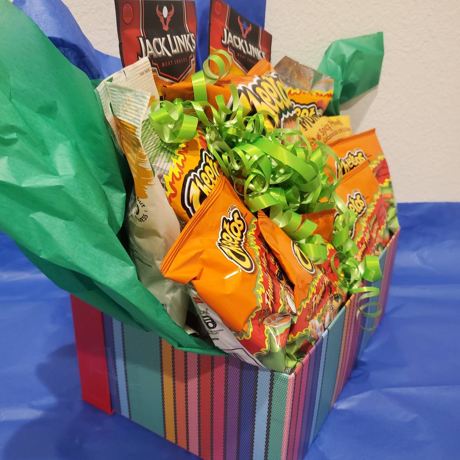 Hot and Spicy Snack Box Flaming Hot Snack Box Hot Snacks Hot Candy ...