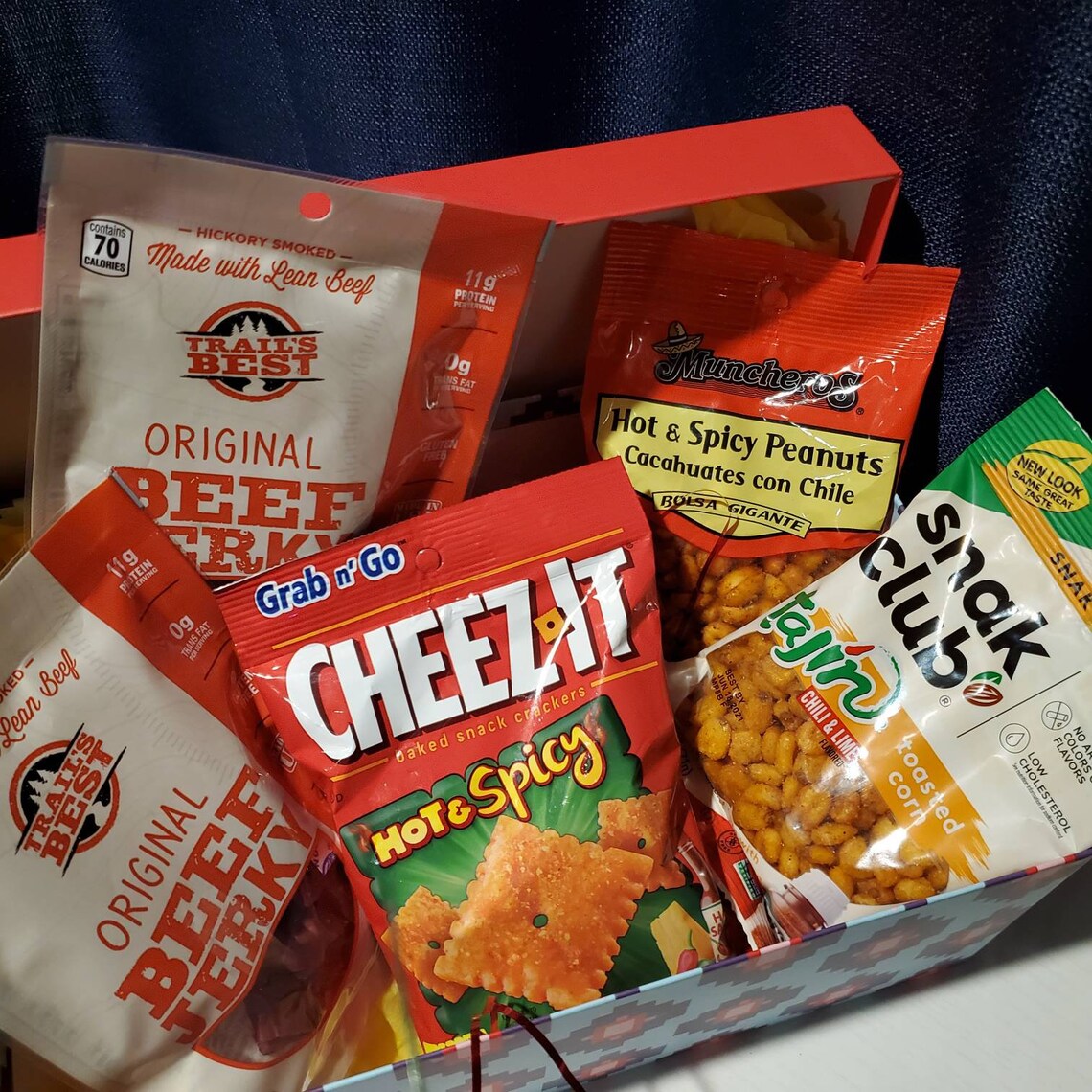 Hot and Spicy Snack Box Flaming Hot Snack Box Hot Snacks | Etsy