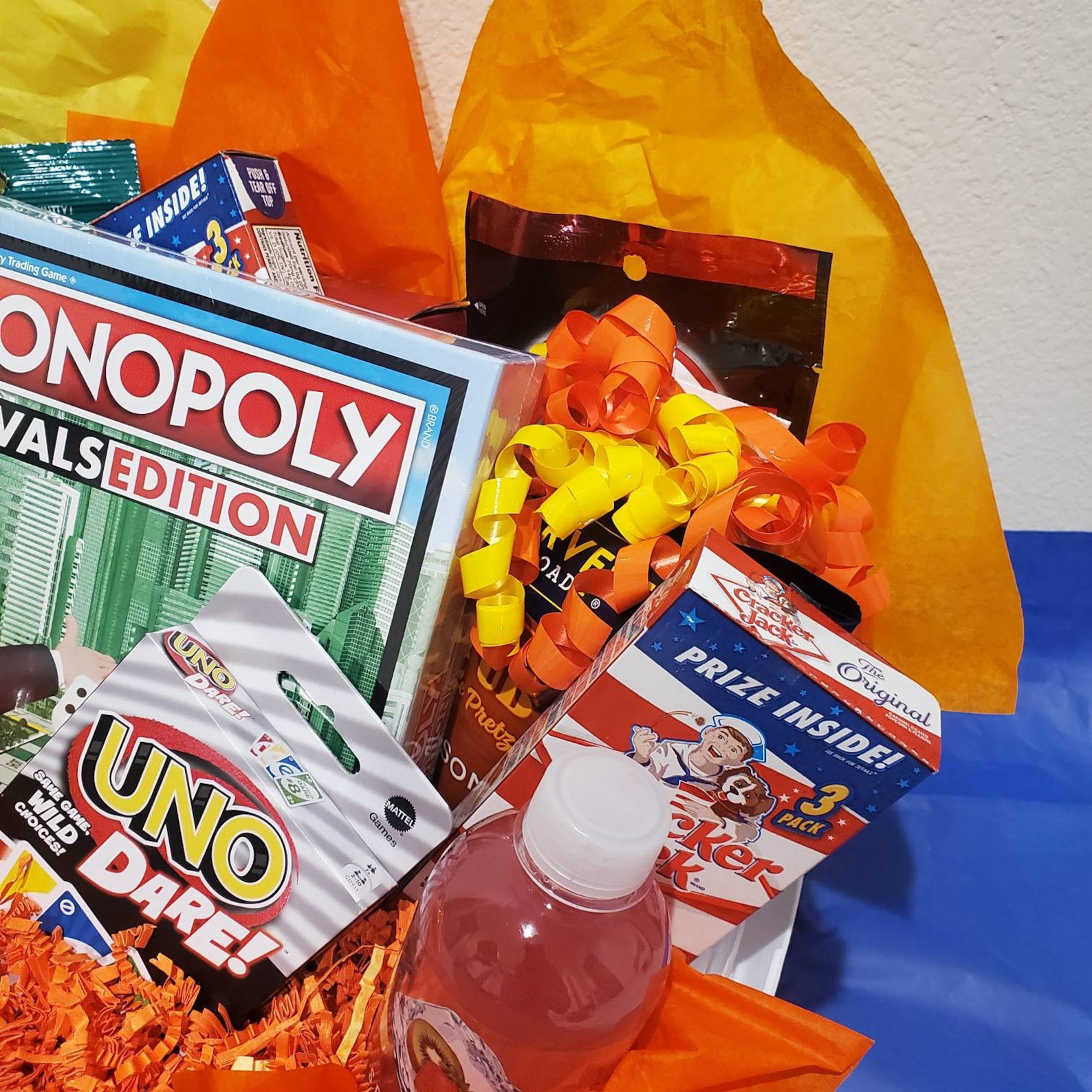 Game Night Basket | Family Time Basket | Family Activity Gift Set ...