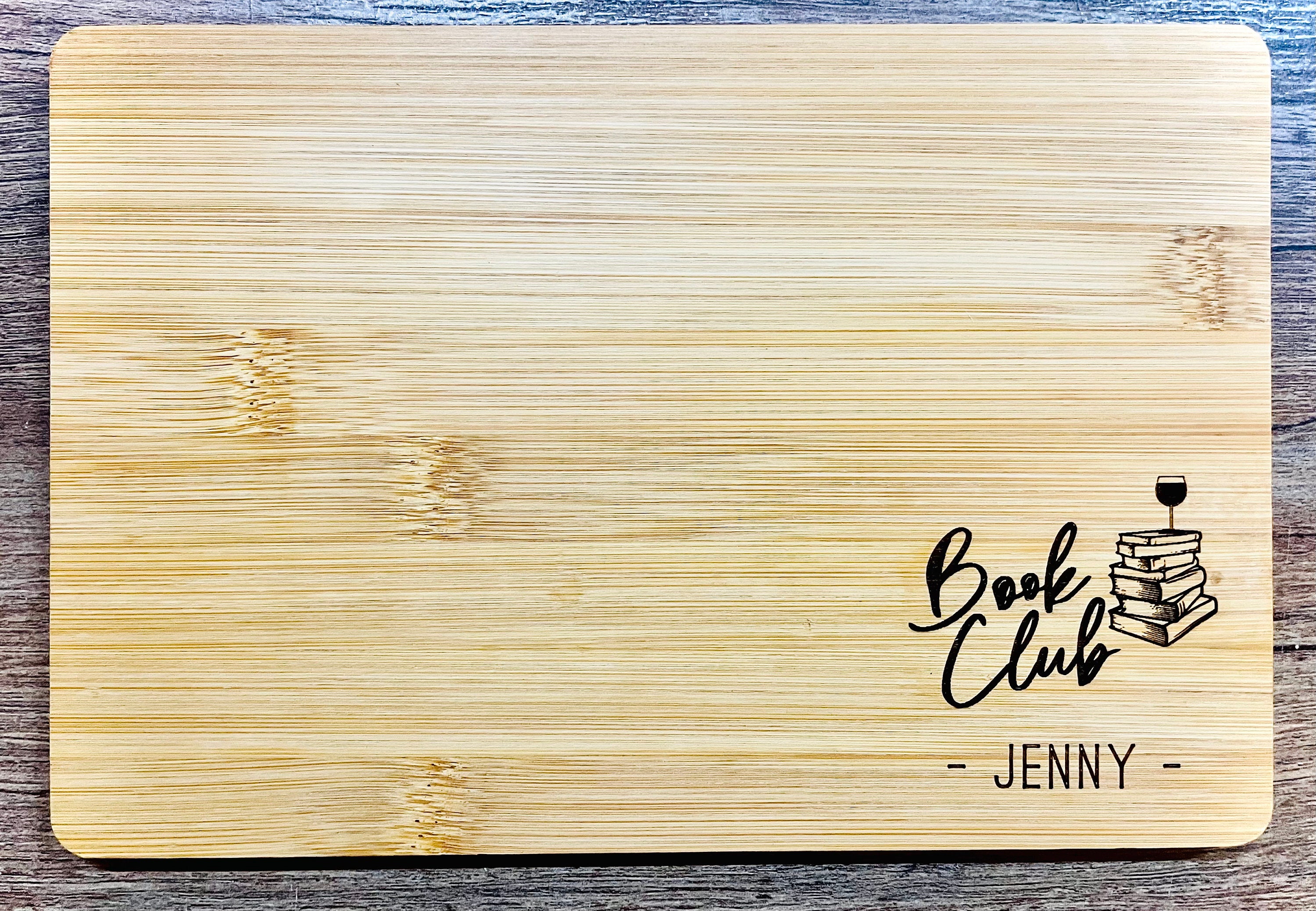 Book Club Gift ,book Club Personal Size Charcuterie Board, Book Club ...