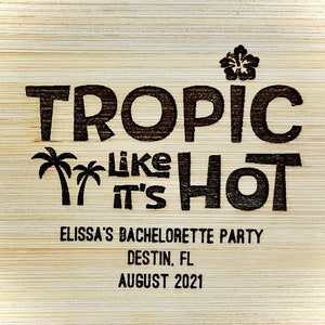 Tropic Like It's Hot Personal Sized Charcuterie Board, Bachelorette ...