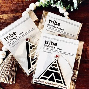 My Tribe Ornament ,personalized Tribe Ornament, Friendship Ornament ...